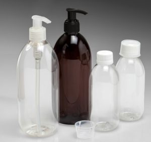 Clear and Amber Plastic Bottles (PET) - GB Packaging